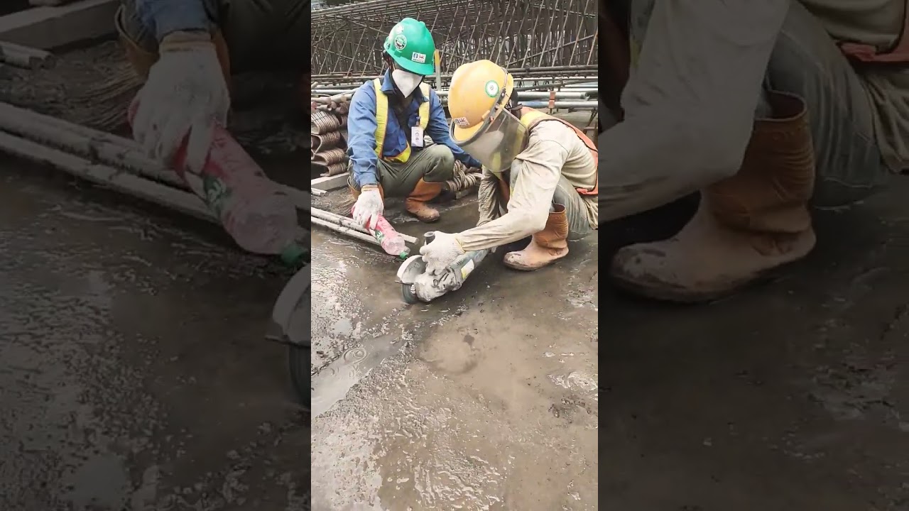 proses cutting floor yg baik dan benar, penggunaan apd dan mesin yang ...