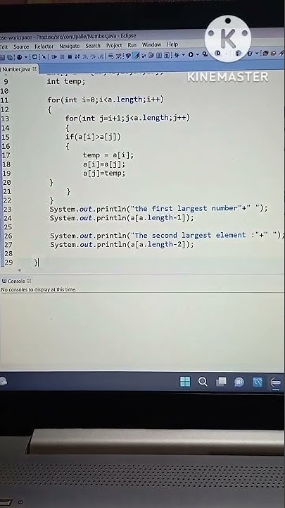 Print first largest number and second largest number.#shorts @m.a ...