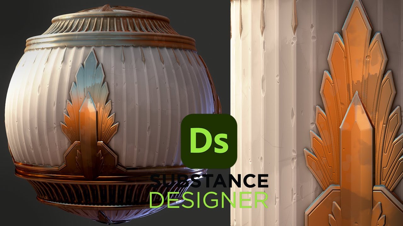 Stylized Wall Material - Substance 3D Designer - YouTube