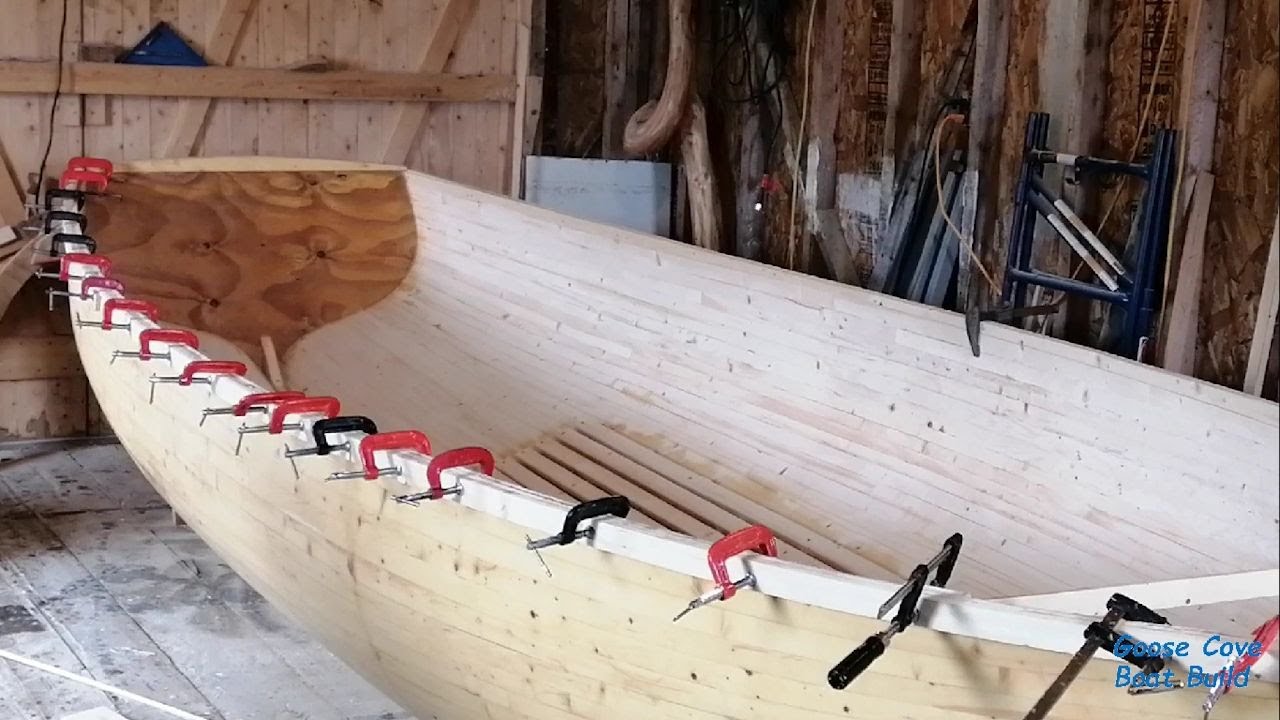 Floor installation and gunnel work. - YouTube