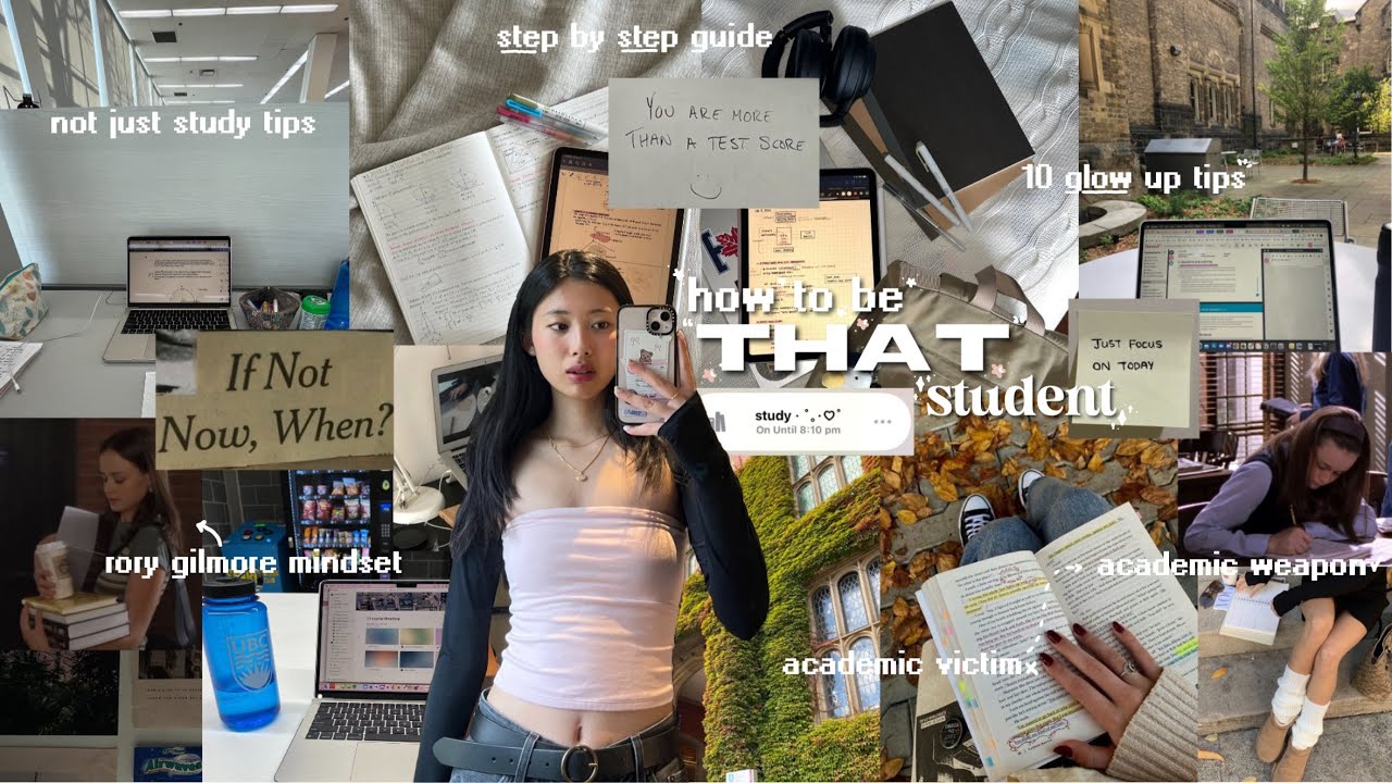 how to be THAT STUDENT ᯓᡣ𐭩 become a HEALTHIER version of you, IT GIRL ...