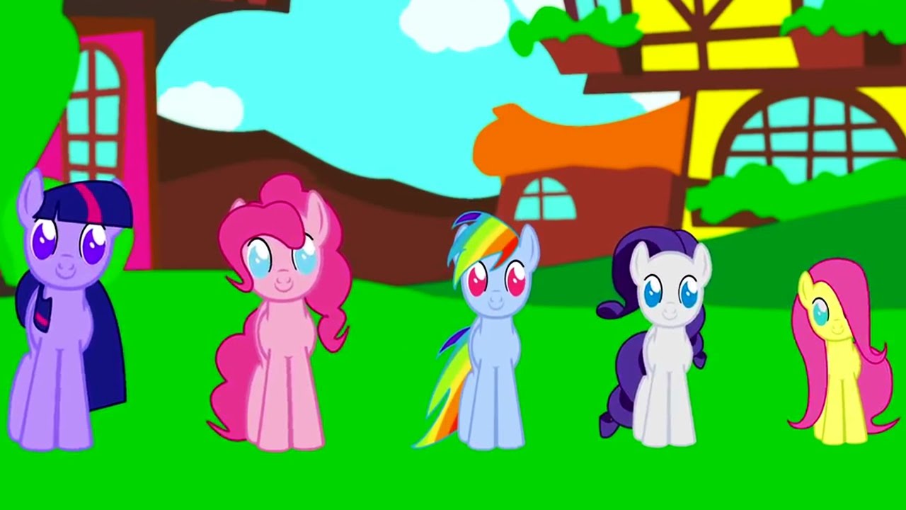 Finger Family Song My Little Pony MLP Nursery Rhyme | Finger Family ...