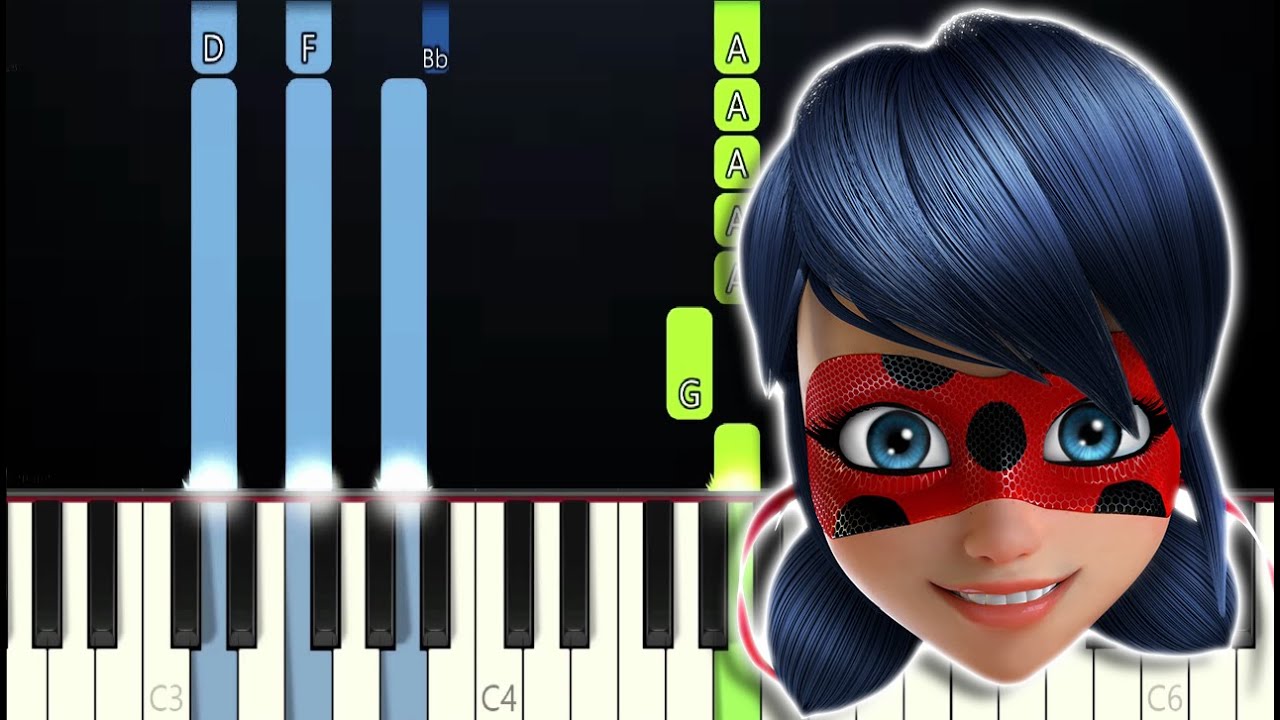 COURAGE IN ME - LOU - Miraculous- Ladybug & Cat Noir (Piano Tutorial ...