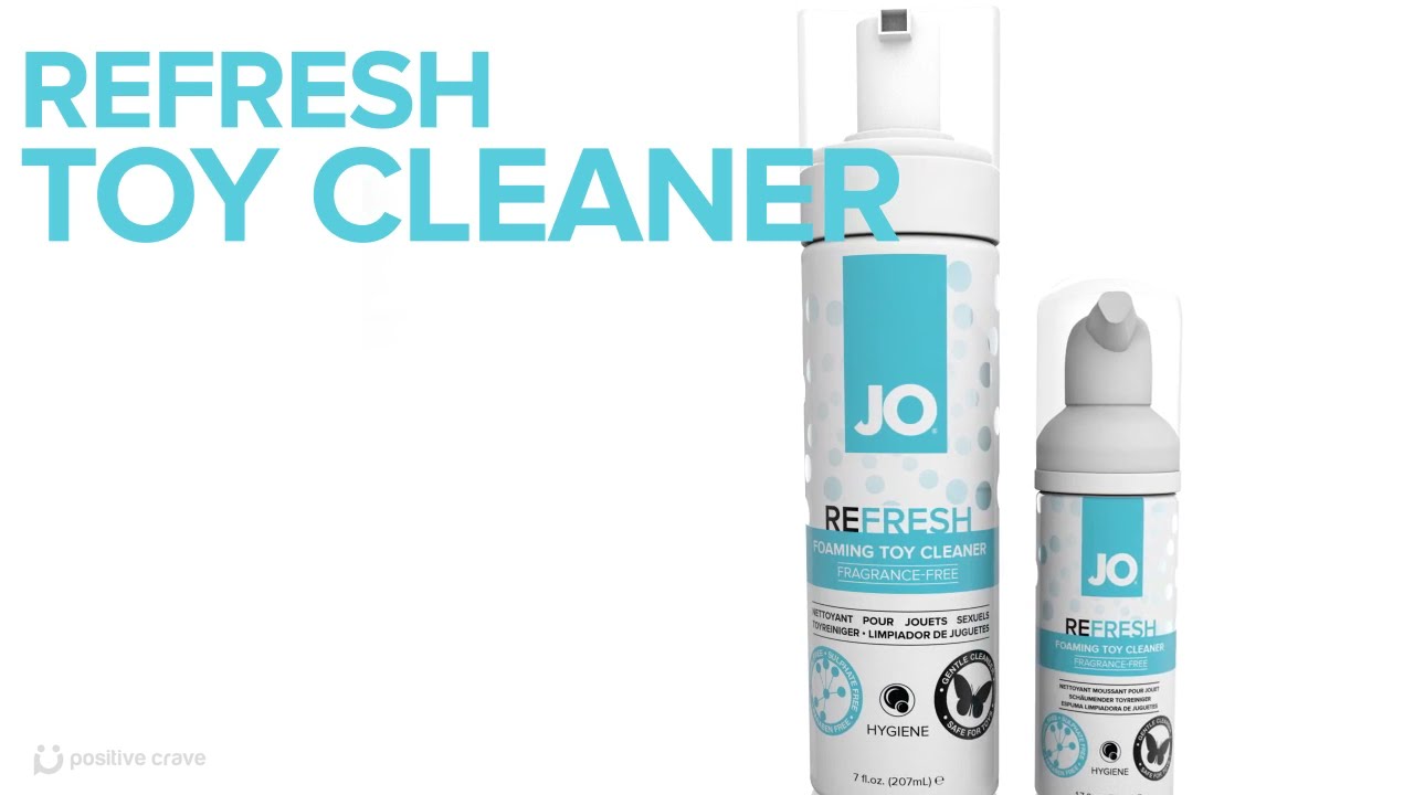 SYSTEM JO USA - Refresh Foaming Toy Cleaner - YouTube