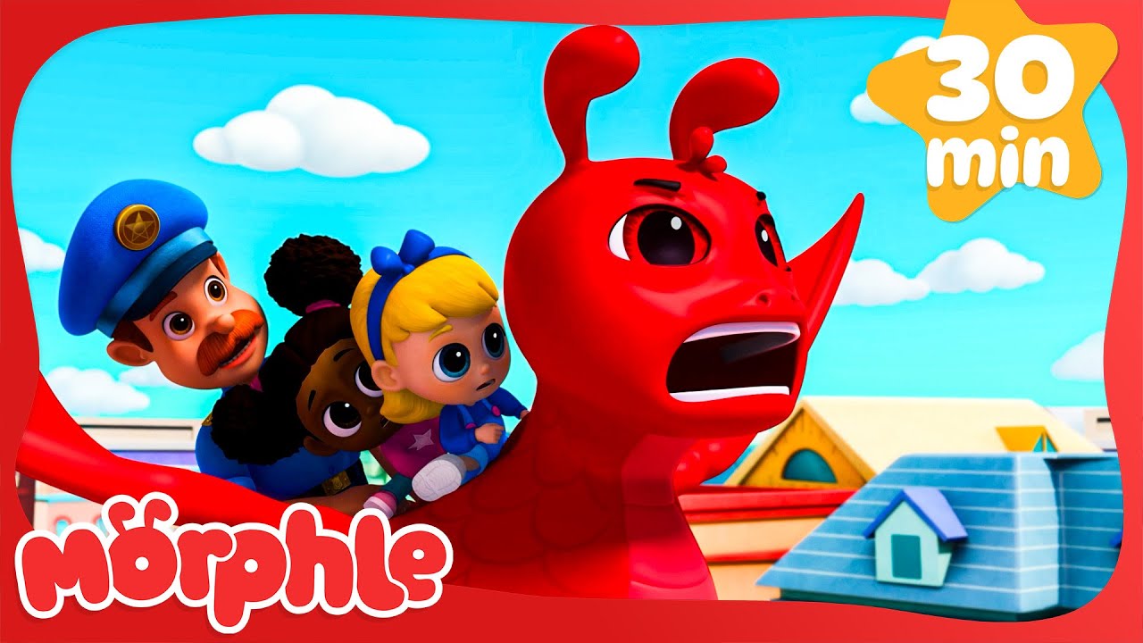 Officer April | Morphle | Cars, Trucks & Vehicles Cartoon | Moonbug ...