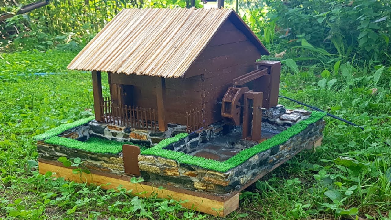 Mini Watermill - YouTube