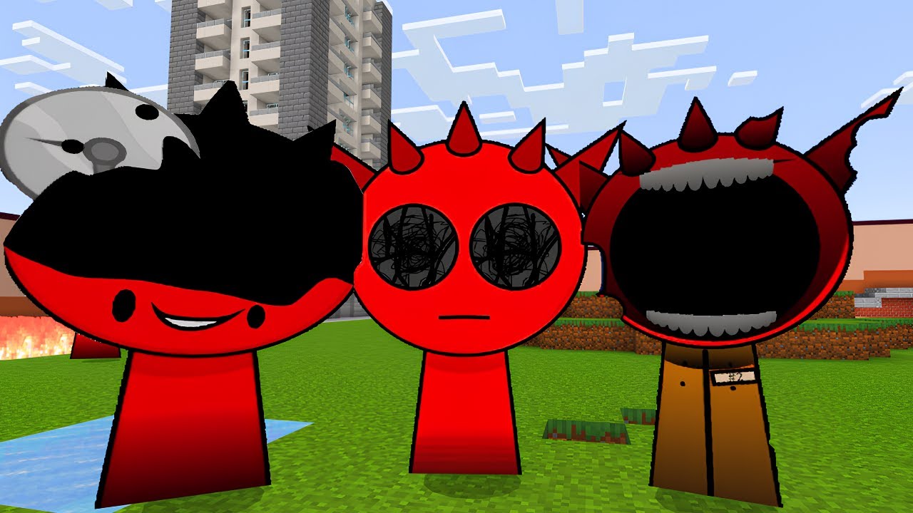 Evolution of Sprunki Raddy Versions in Minecraft PE - YouTube