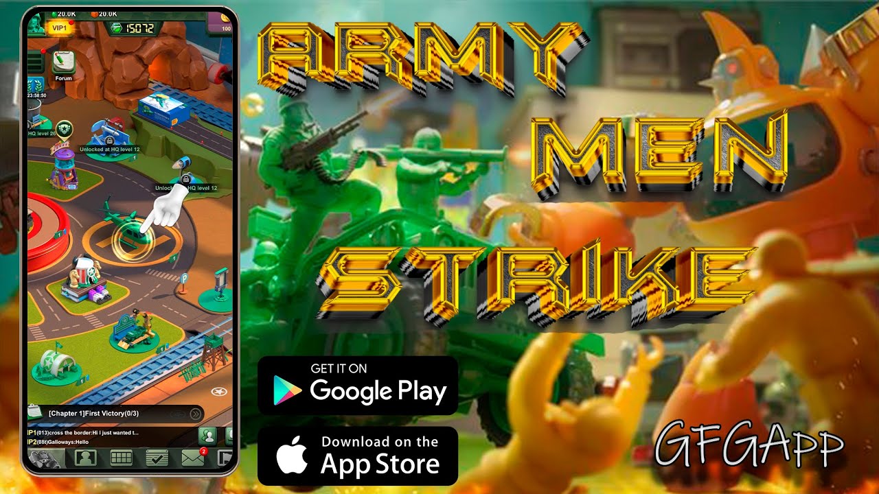 Army Men Strike: Toy Wars Gameplay Android - YouTube