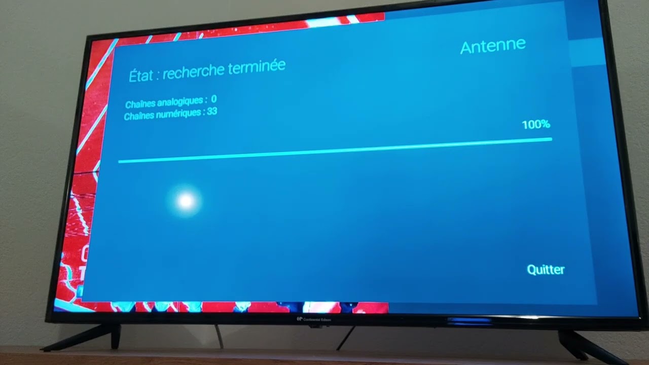 Android TV Continental Edison ,recherche chaines/antenne partie 2 - YouTube