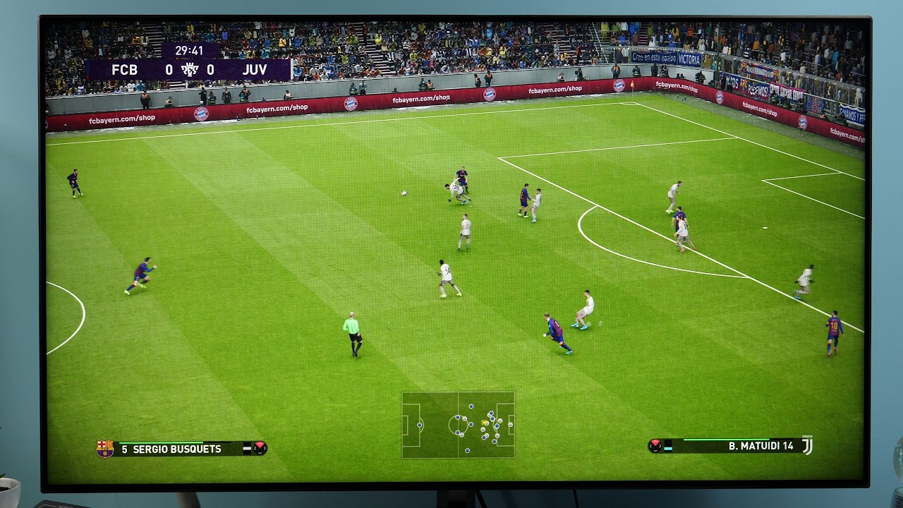 eFootball PES 2020 gameplay on LG 55SM9010 4K UHD TV - YouTube