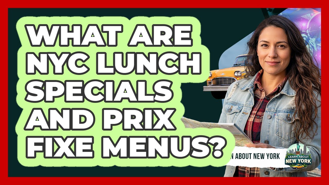 What Are NYC Lunch Specials And Prix Fixe Menus? - YouTube