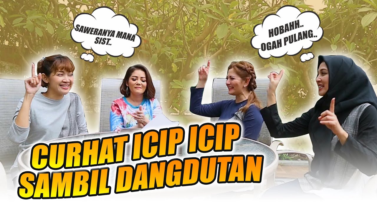 KRISTINA AJAK ICIP ICIP DINA, KEKE, WINDY DANGDUTAN..!! - YouTube