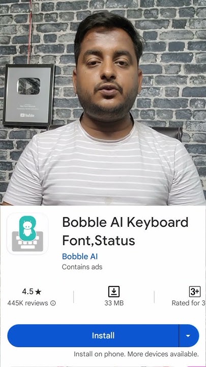 bobble keyboard app | bobble keyboard | how to use bobble keyboard | New Tech Abhishek Support ...