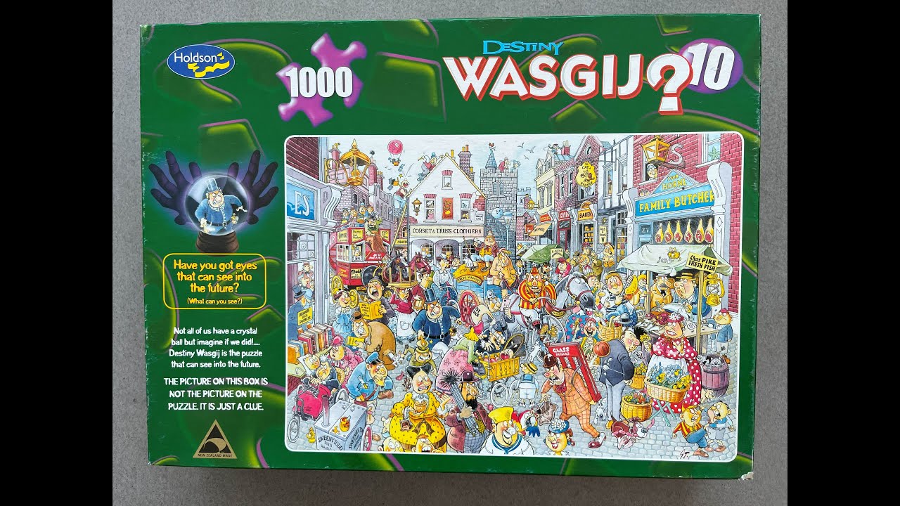Wasgij Destiny 10 High Street Hassle solution - YouTube