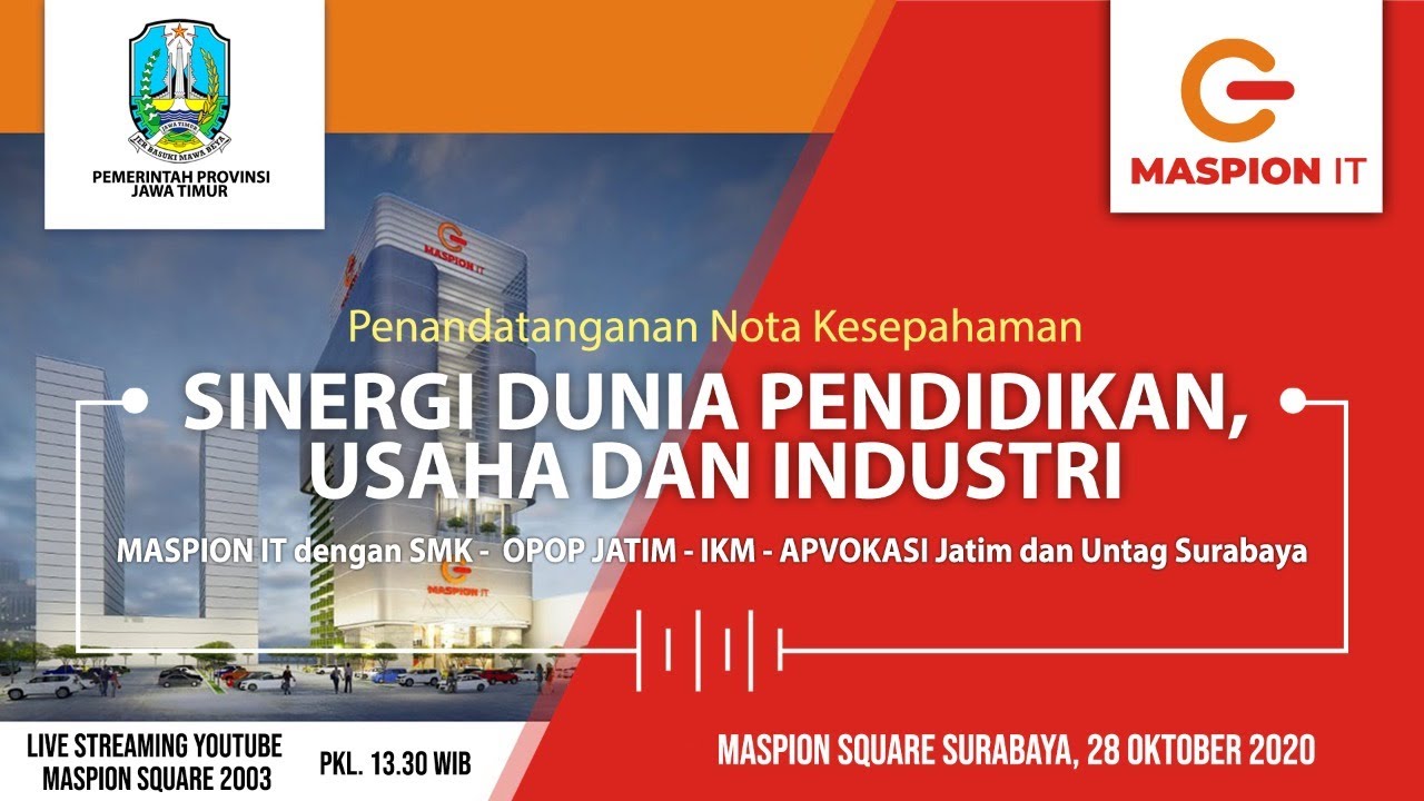 LINK & SUPER MATCH MASPION IT 2020 - YouTube