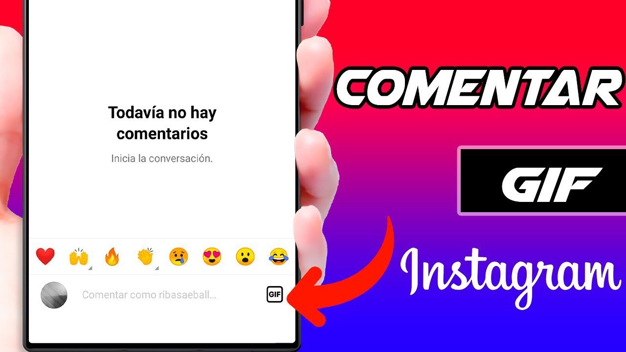 COMO COMENTAR GIFS EN LOS COMENTARIOS DE INSTAGRAM - YouTube