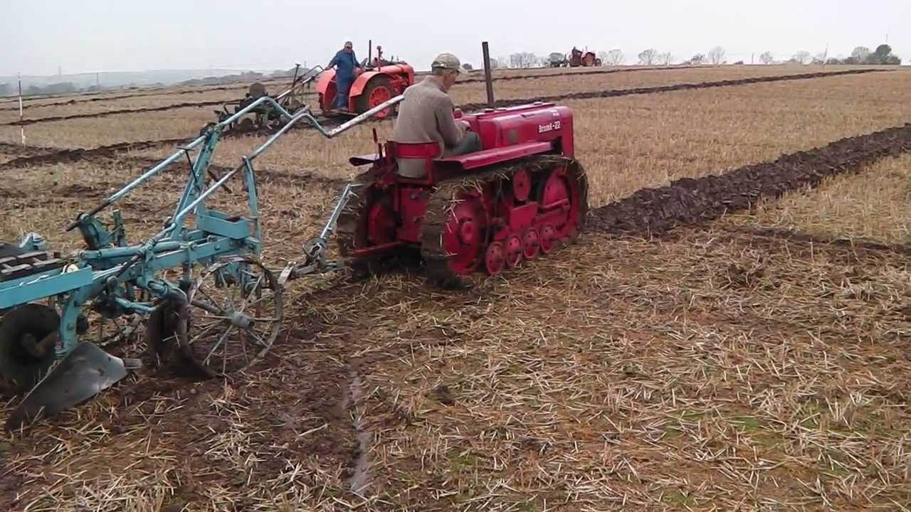 Bristol 22 Crawler Ploughing - YouTube