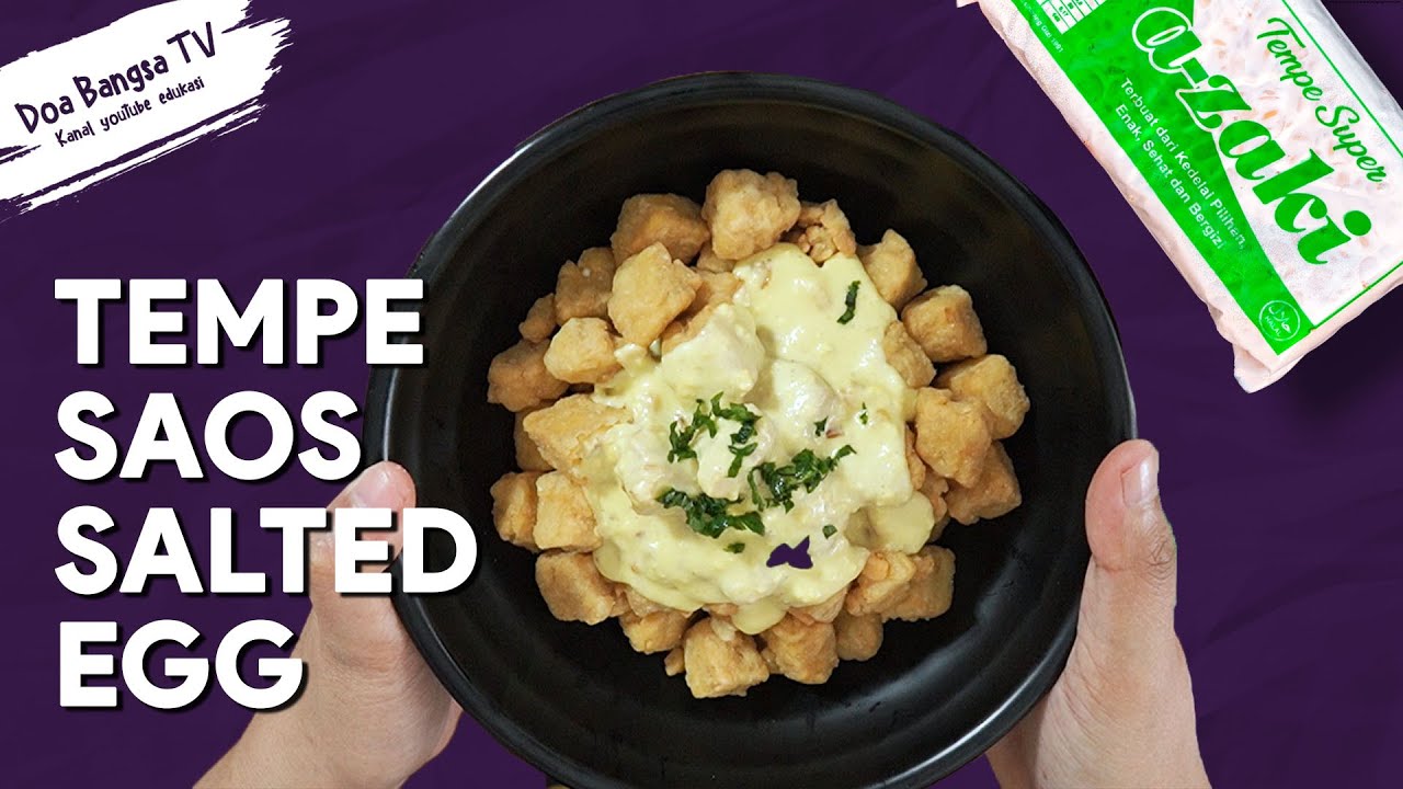 Kreasi Masakan Tempe Azaki - Tempe Saos Salted Egg - YouTube