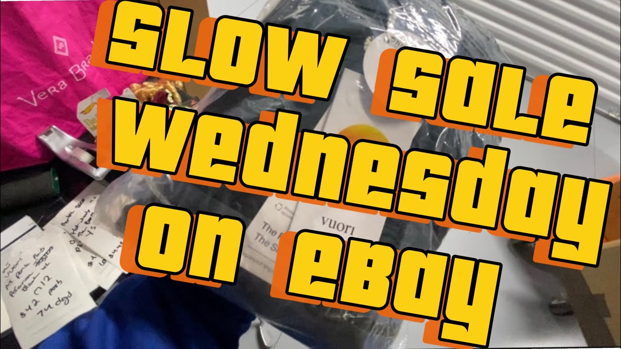 Super slow sales on Wednesday for eBay Mercari and Poshmark . What I ...