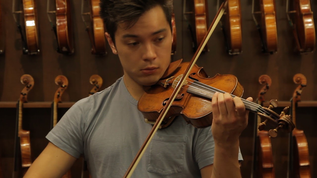 Jules Joseph Grandjon, Mirecourt circa 1850 Violin Demonstration - YouTube