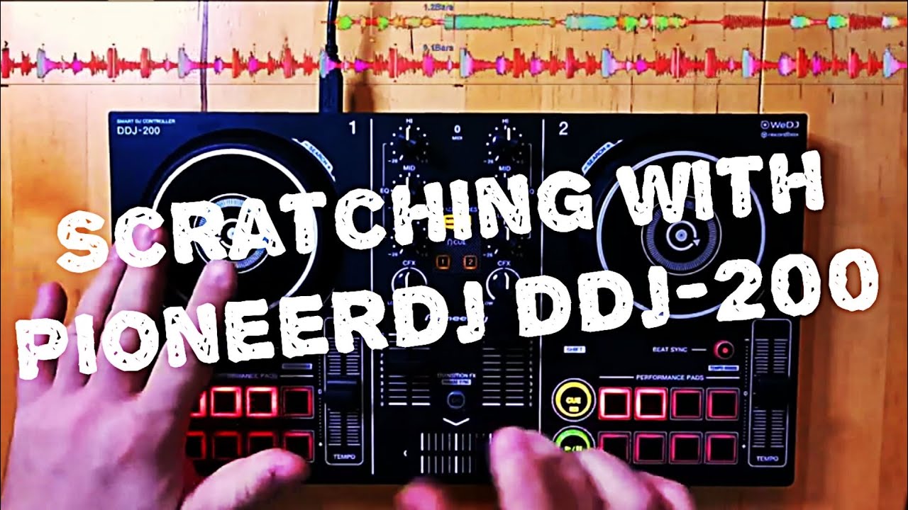 Scratching with Pioneer DJ DDJ-200 on Jade Don't walk away / DJ Controller Scratch Practice ...