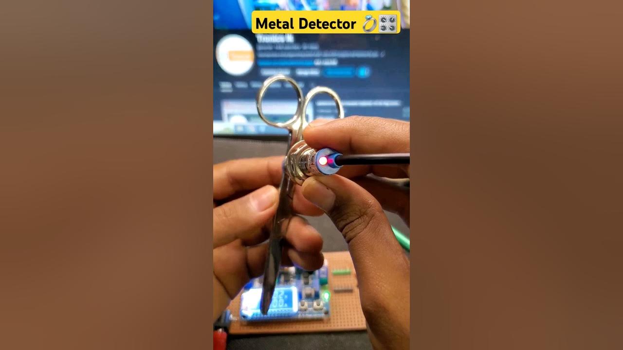 Inductive Metal Detector Sensor | Arduino Metal Detector Circuit | Arduino Proximity Sensor ...