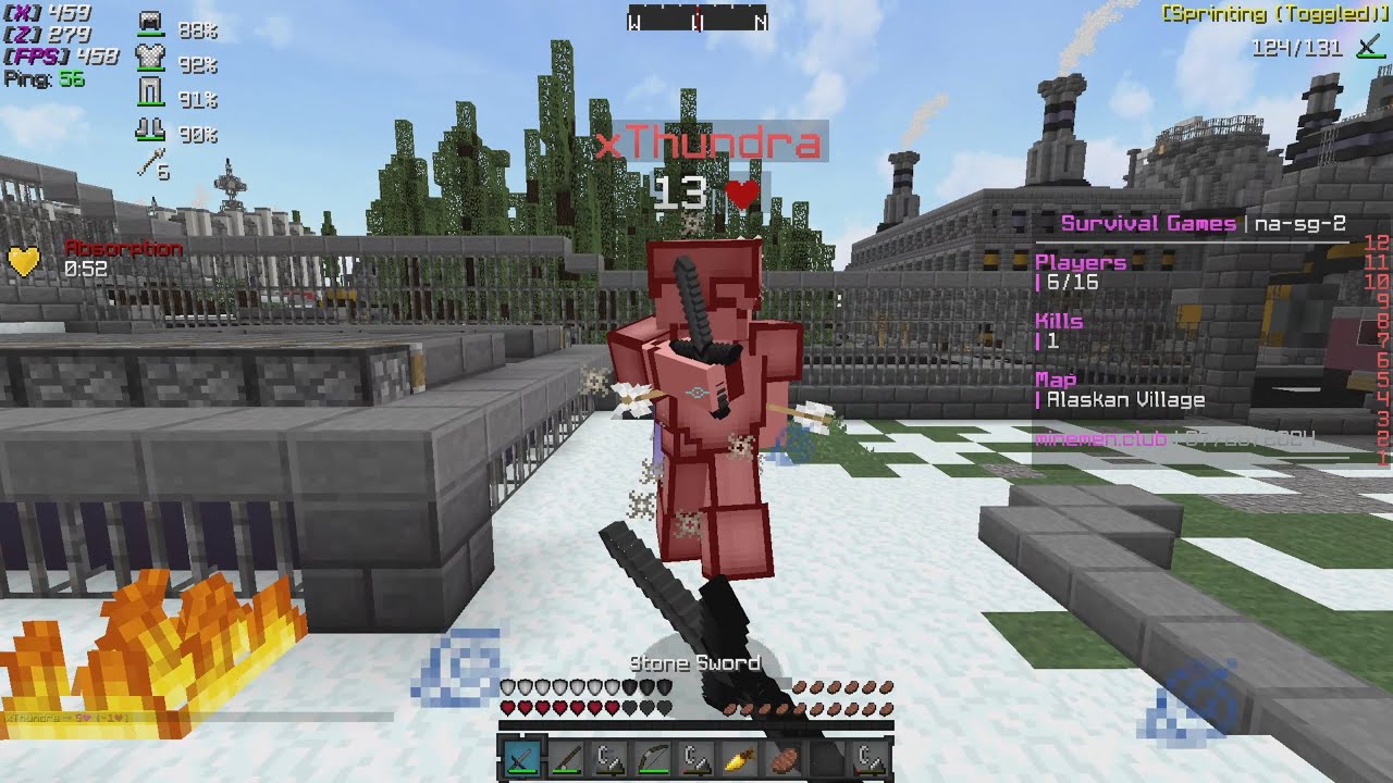 Minecraft Survival Games! - Solid Fights! (MCSG IN 2024) #80 #mcsg # ...