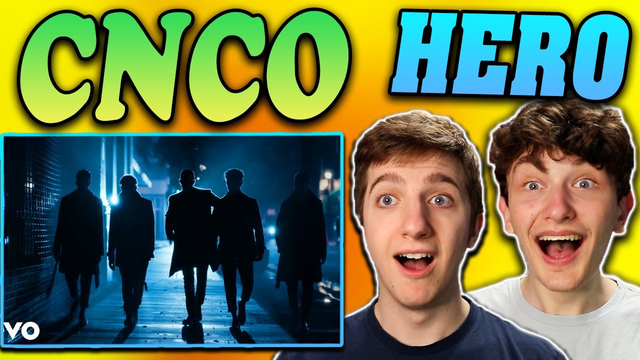 CNCO - 'Hero' REACTION!! (Official Music Video) - YouTube