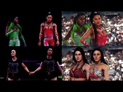 Queens of Halloween #3 (Doom vs. The IIconics in a Bikini Match)