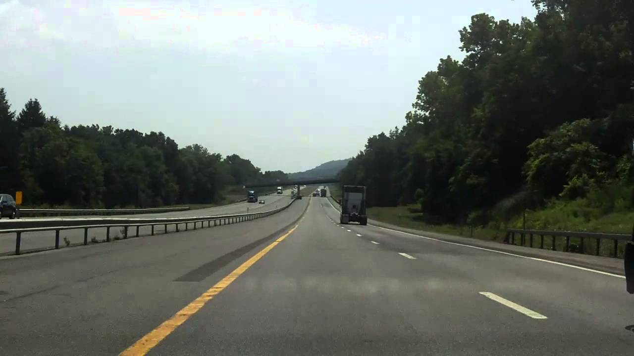 New York State Thruway (Interstate 90 Exits 27 to 26) eastbound - YouTube