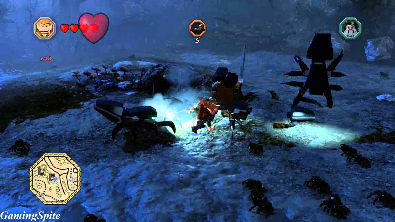 Lego The Hobbit THE SPIDER QUEEN BOSS FIGHT - YouTube