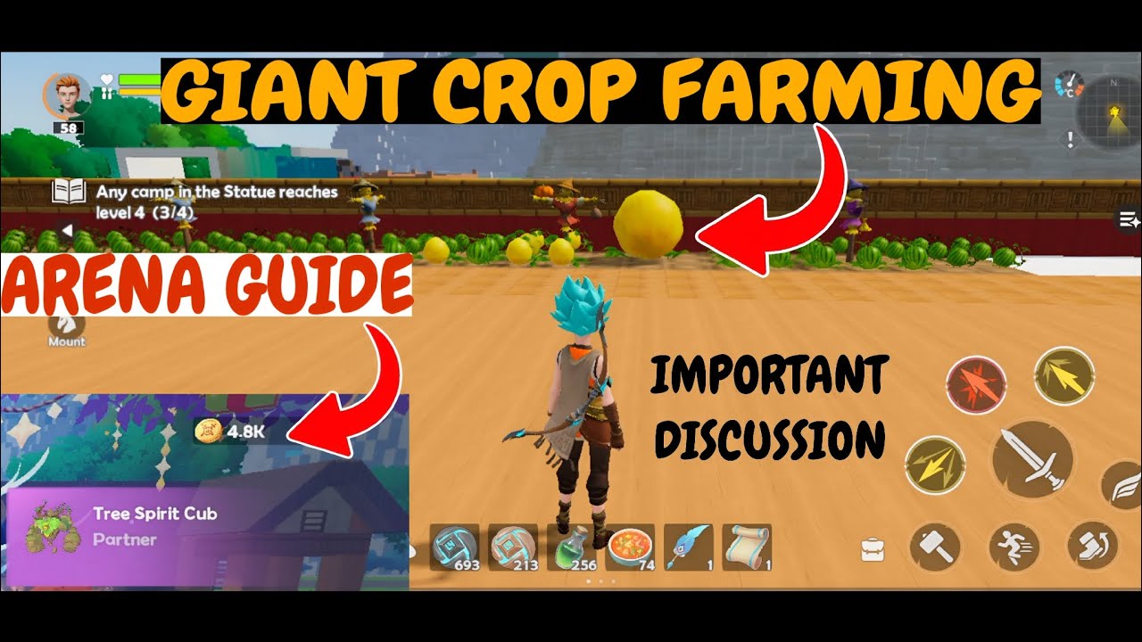 Farm giant crops in lightus full guide | Arena battle event guide ...