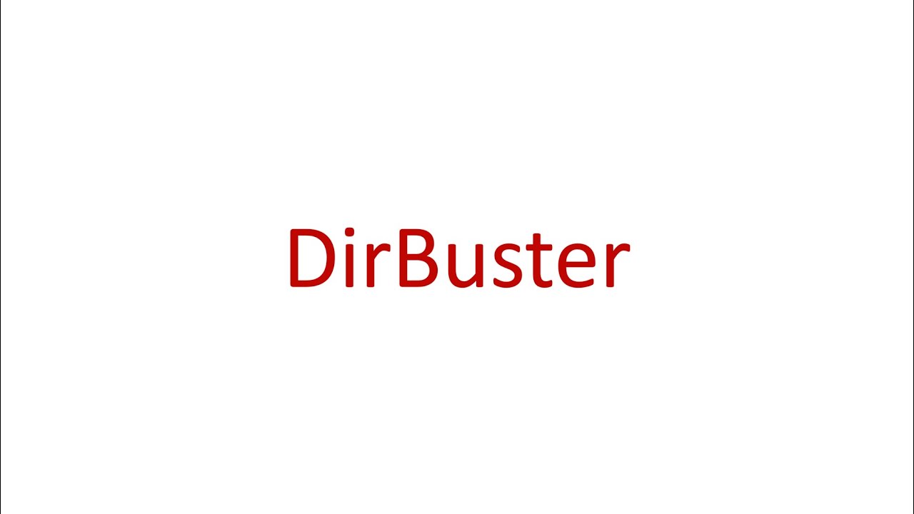 DirBuster - YouTube