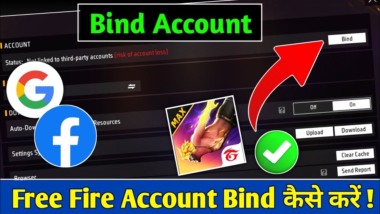 free fire bind account kaise karen | how to bind account in free fire ...