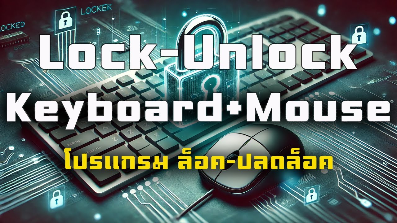 Lock & Unlock Keyboard+Mouse วิธี ล็อคและปลดล็อค คีบอร์ดและเม้าส์ ของ ...
