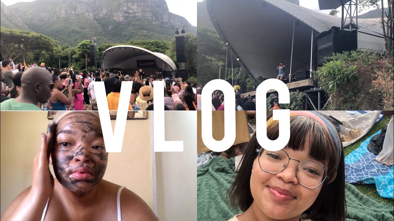VLOG| Kirstenbosch Summer Sunset Concert | Sun-EI ,Simmy ,Msaki ...