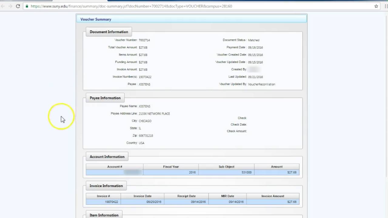 Account Summary Dashboard Encumbrances in BI - YouTube