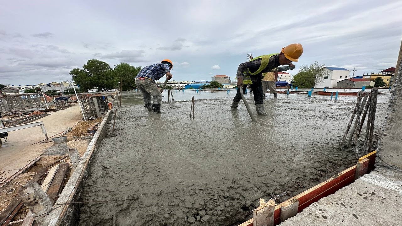 A Standard Residence - Slab Concrete By Concrete - How To Pour Ready ...