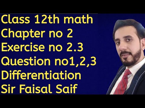 Class 12th math, chapter no 2, exercise no 2.3 question no 1,2,3 ...