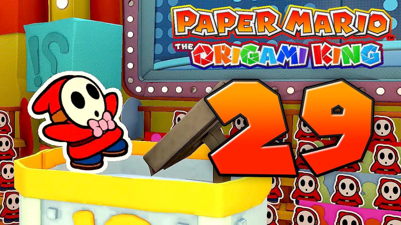 Paper Mario: The Origami King - Part 29 - Shy Guy's Finish Last! - YouTube