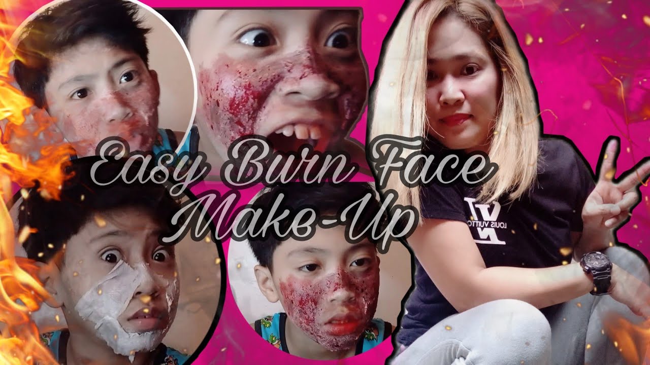 Burn Face Make-Up - YouTube