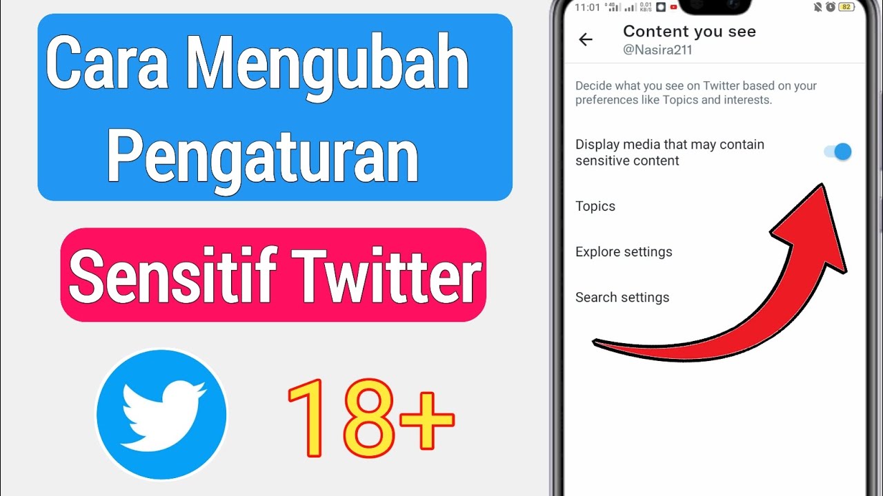 Cara Mengubah Pengaturan Konten Sensitif Twitter (PEMBARUAN BARU) - YouTube