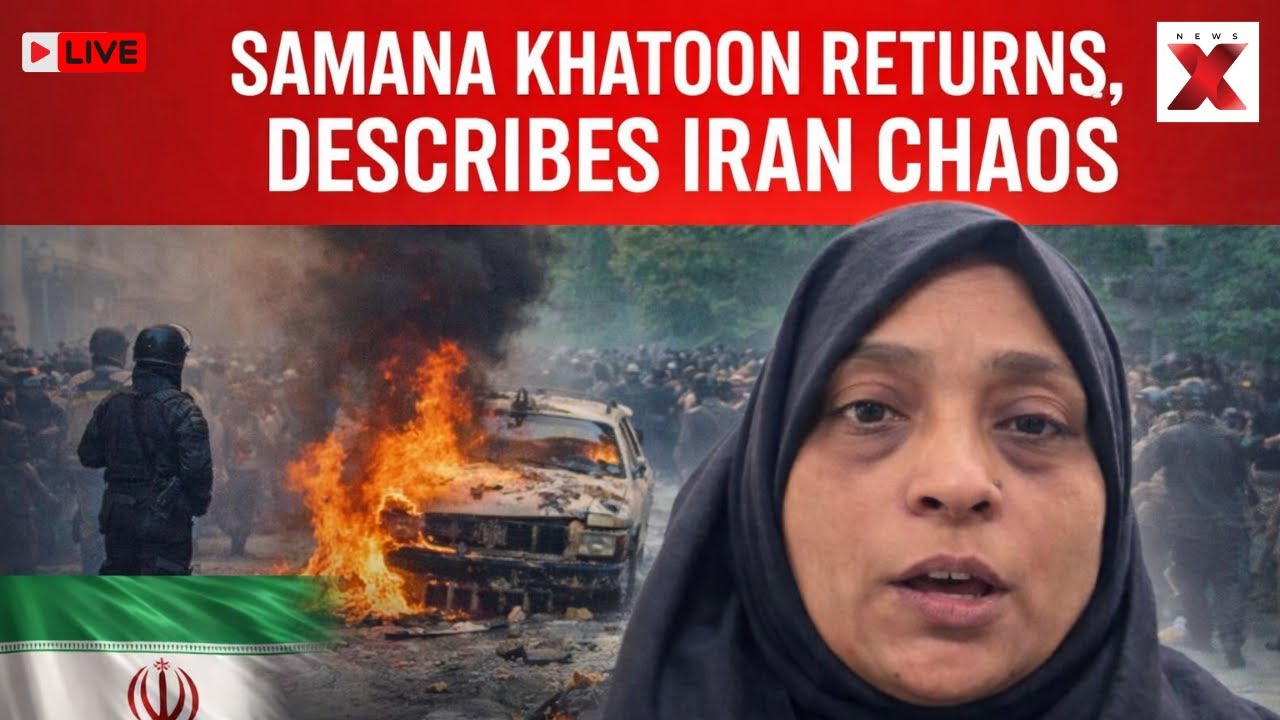Iran Protest LIVE | Samana Khatoon Reveals What Indians Experienced ...