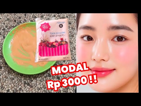 LAGI VIRAL!! DI KIRA PAKE BEDAK MAHAL WAJAH MULUS SEHARIAN, TERNYATA  BEDAK VIVA NO.4!!