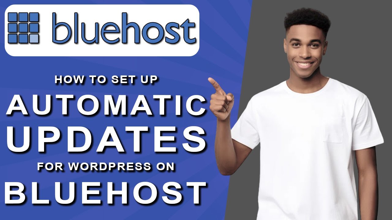 How to set up automatic updates for wordpress on bluehost (2024) - YouTube