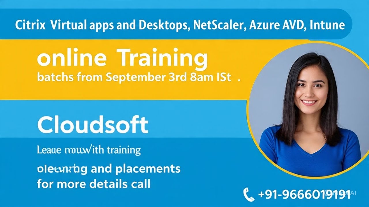 Citrix Virtual apps and desktops, intune , Azure AVD Demo Cloudsoft ...