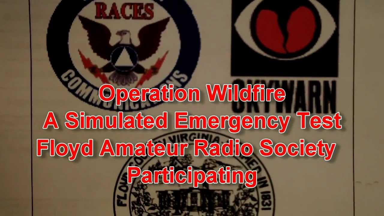 SET Simulated Emergency Test Amateur radio KK4WW - YouTube