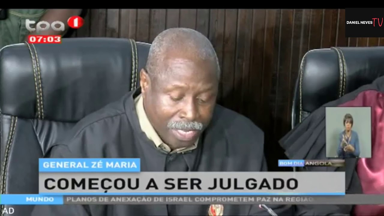 General Zé Maria - Começou a ser julgado - YouTube