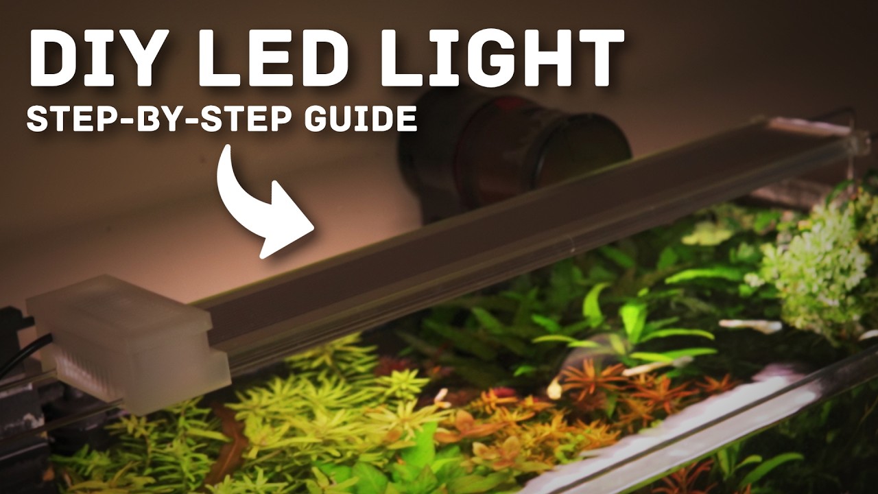 Make Your Own Planted Aquarium LED Light! | Easy Tutorial - YouTube