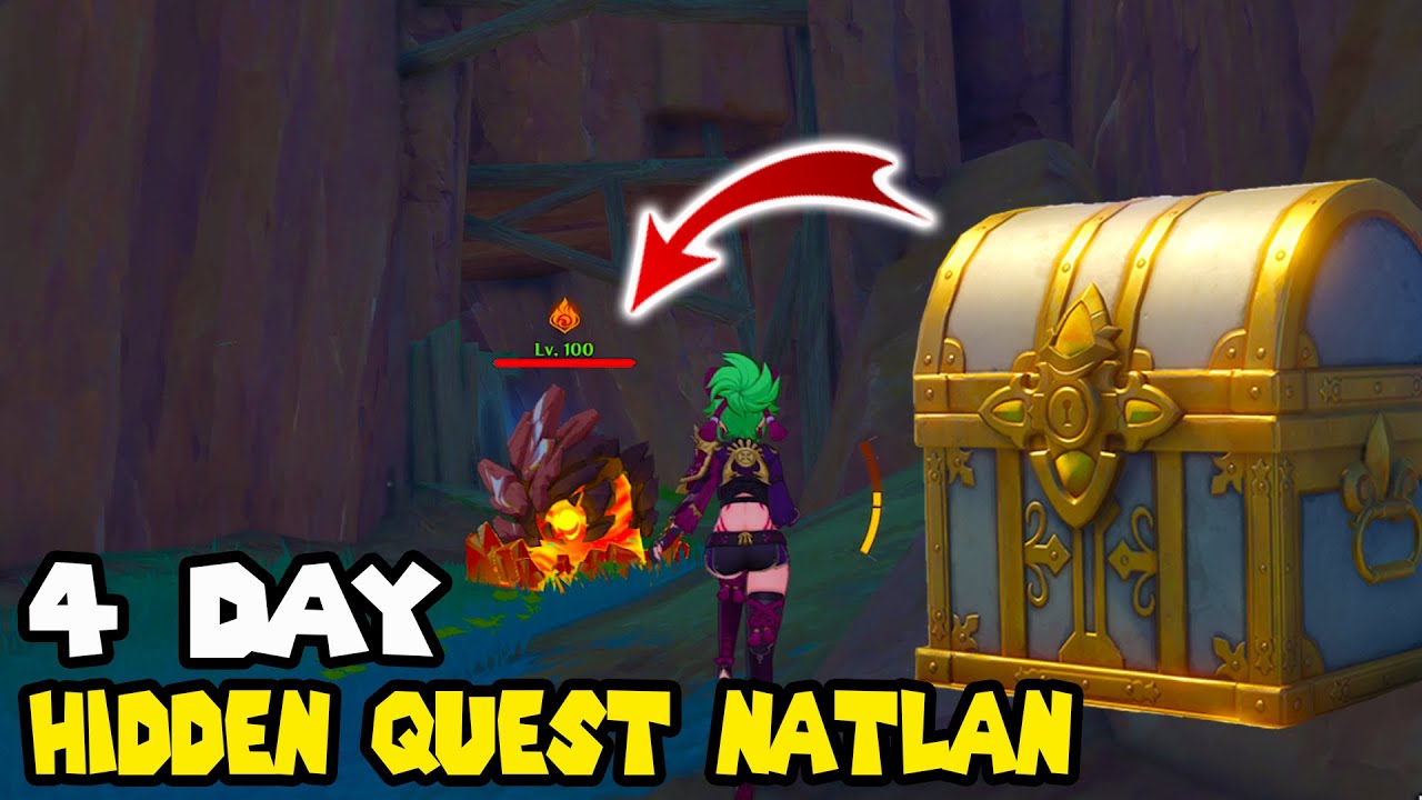Hidden Quest 4 hari Natlan & Luxurious Chest - Genshin Impact - YouTube